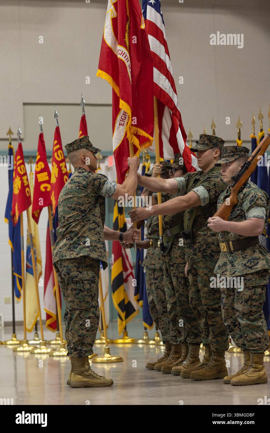 U.S. Marine Corps Sgt. Maj. Alexander Bruffy, the Sergeant Major of 8th ...
