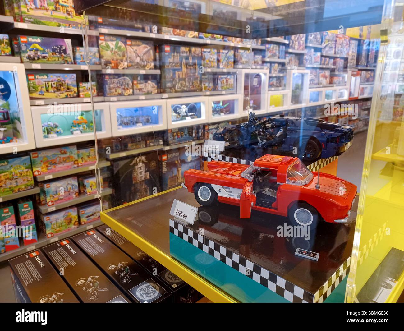 Toronto, On, Canada - November 30, 2024: Interior view of the LEGO ...