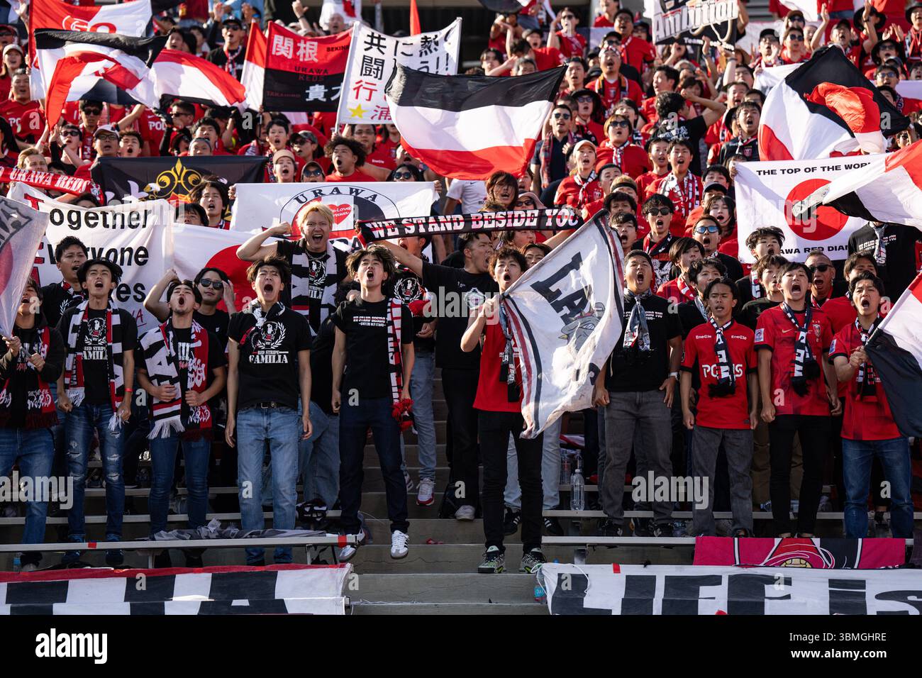 Urawa Red Diamonds fans during a 2025 FIFA Club World Cup match against ...
