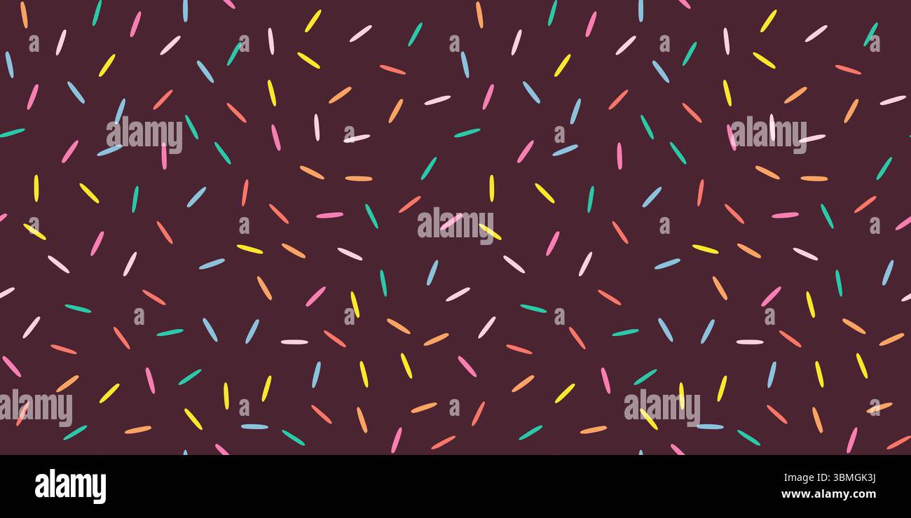 Simple Sprinkle Pattern. Colorful confetti sprinkles. Kid celebrate ...