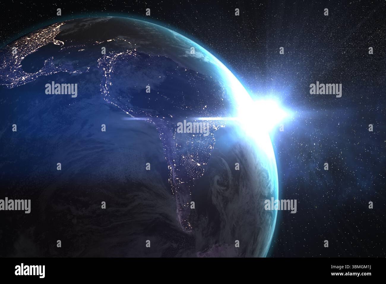 Planet earth in bright hi-res stock photography and images - Alamy
