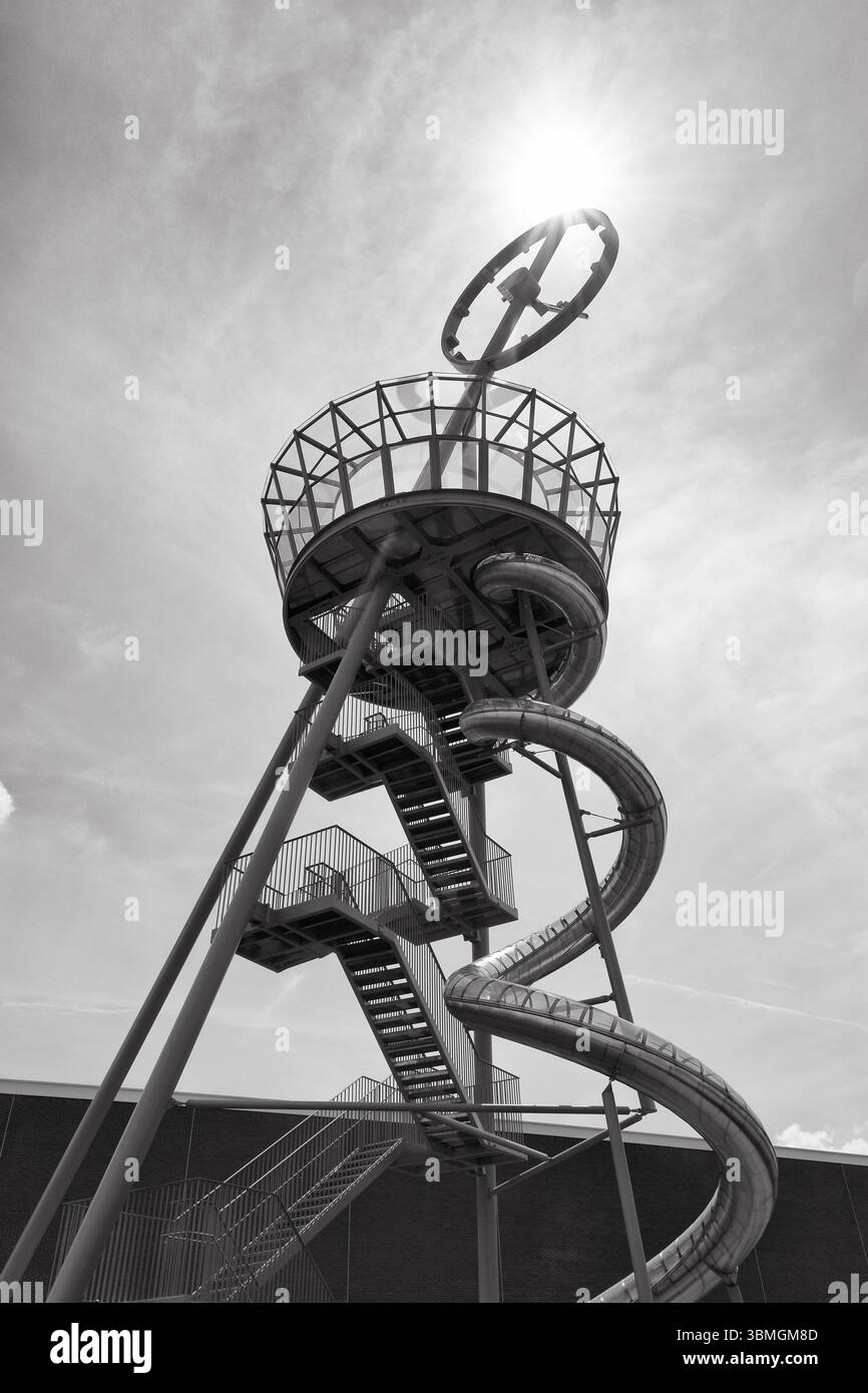 Slide, Vitra Slide Tower made of steel with viewing platform and large ...