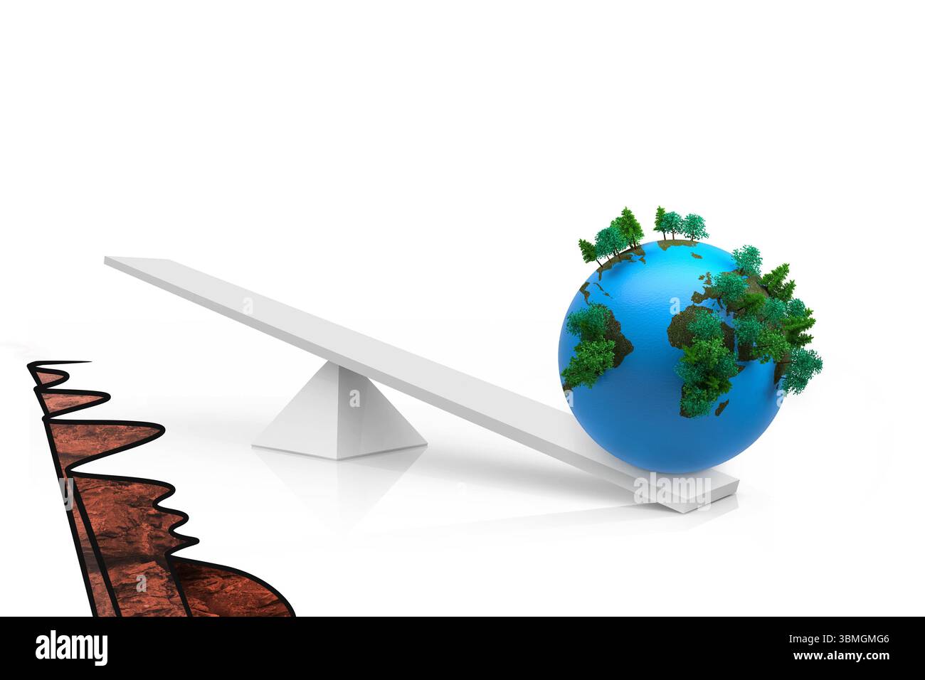 Cliff edge danger Cut Out Stock Images & Pictures - Alamy