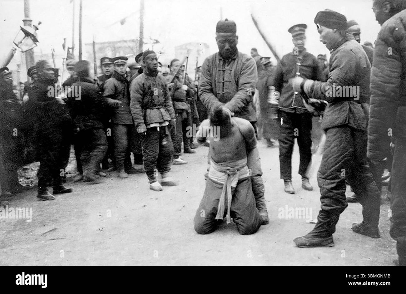 Boxer Rebellion China, execution of Chinese during the Boxer War. A ...