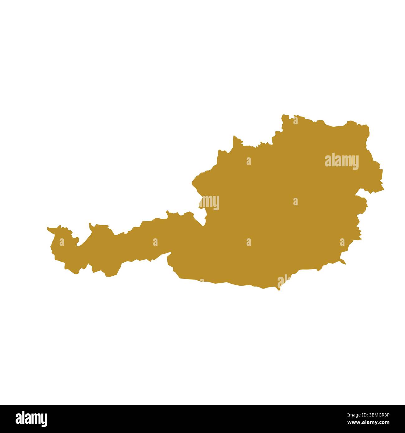 Map of Austria, sign silhouette. World Map Globe. Vector Illustration ...