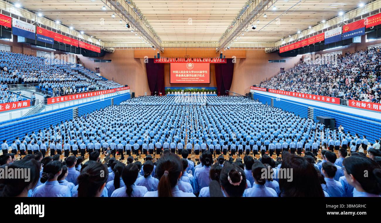 Beijing, China. 27th June, 2025. A graduation ceremony is held at ...