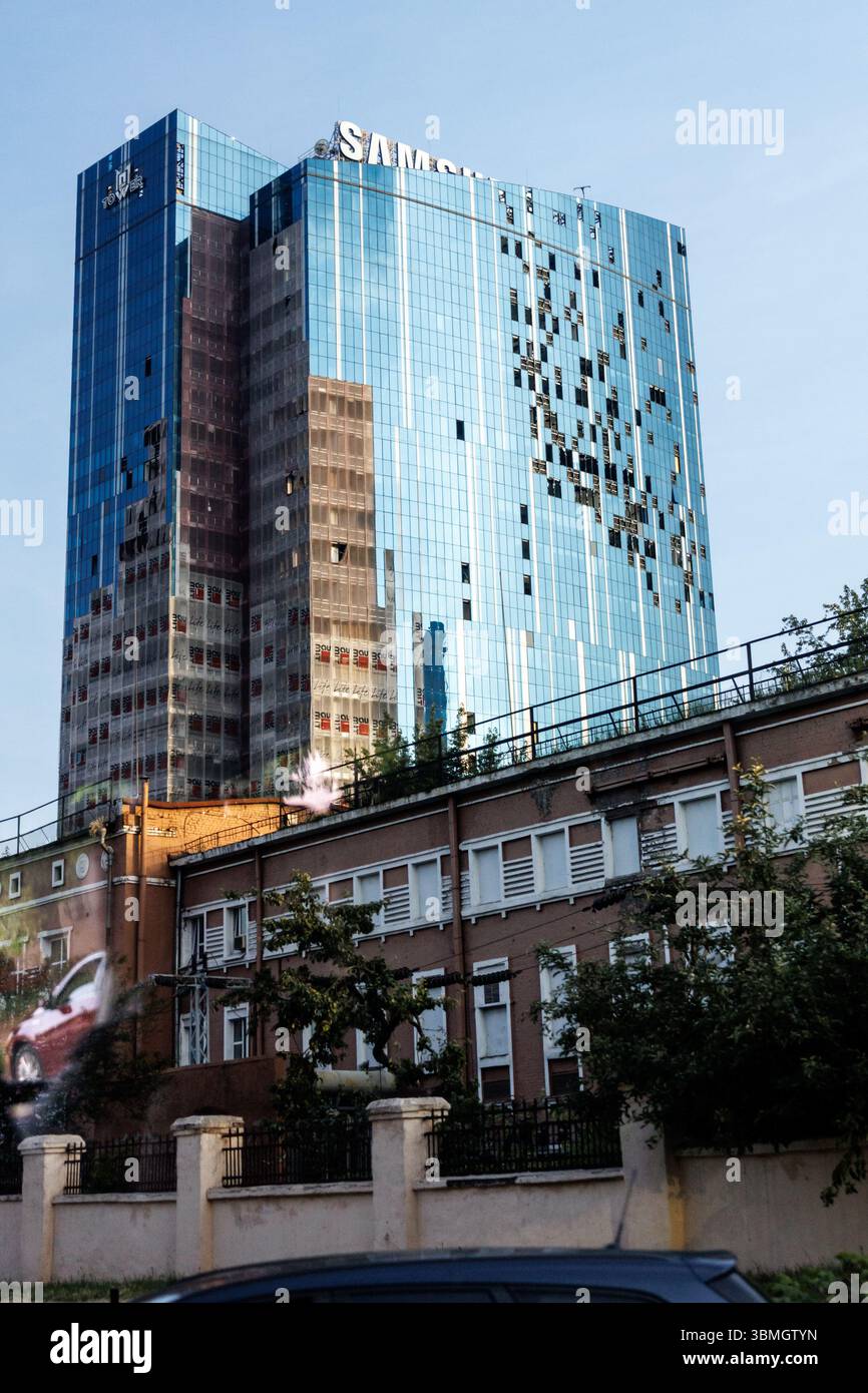 Kiew, Ukraine. 16th June, 2025. The "101 Tower" (Samsung Tower ...