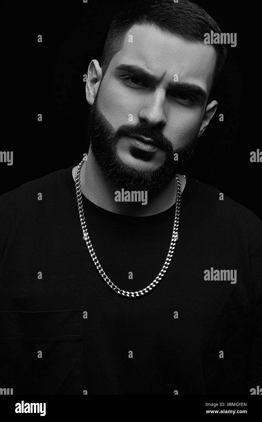 Rap gangster Black and White Stock Photos & Images - Alamy