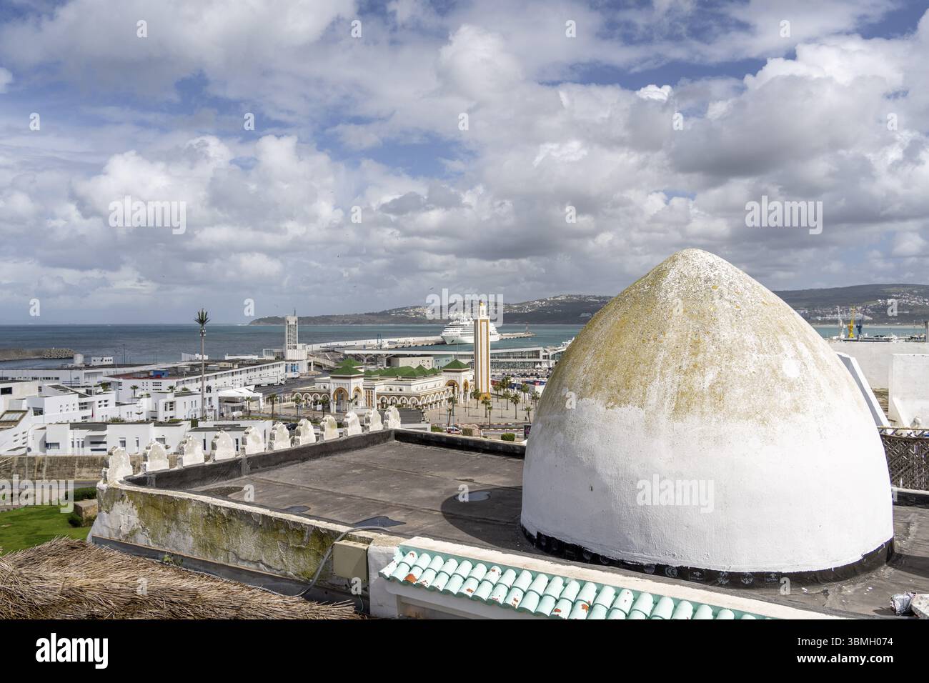 Port Mosque and Port Facilities, Lalla Abla Mosque, Tangier, Morocco ...