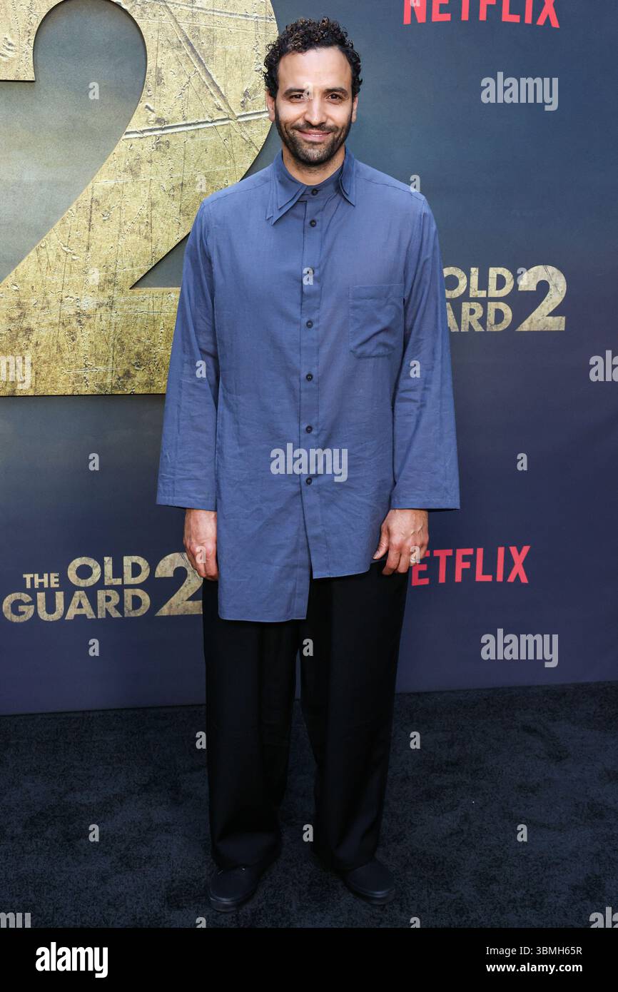 HOLLYWOOD, LOS ANGELES, CALIFORNIA, USA - JUNE 25: Dutch-Tunisian actor ...