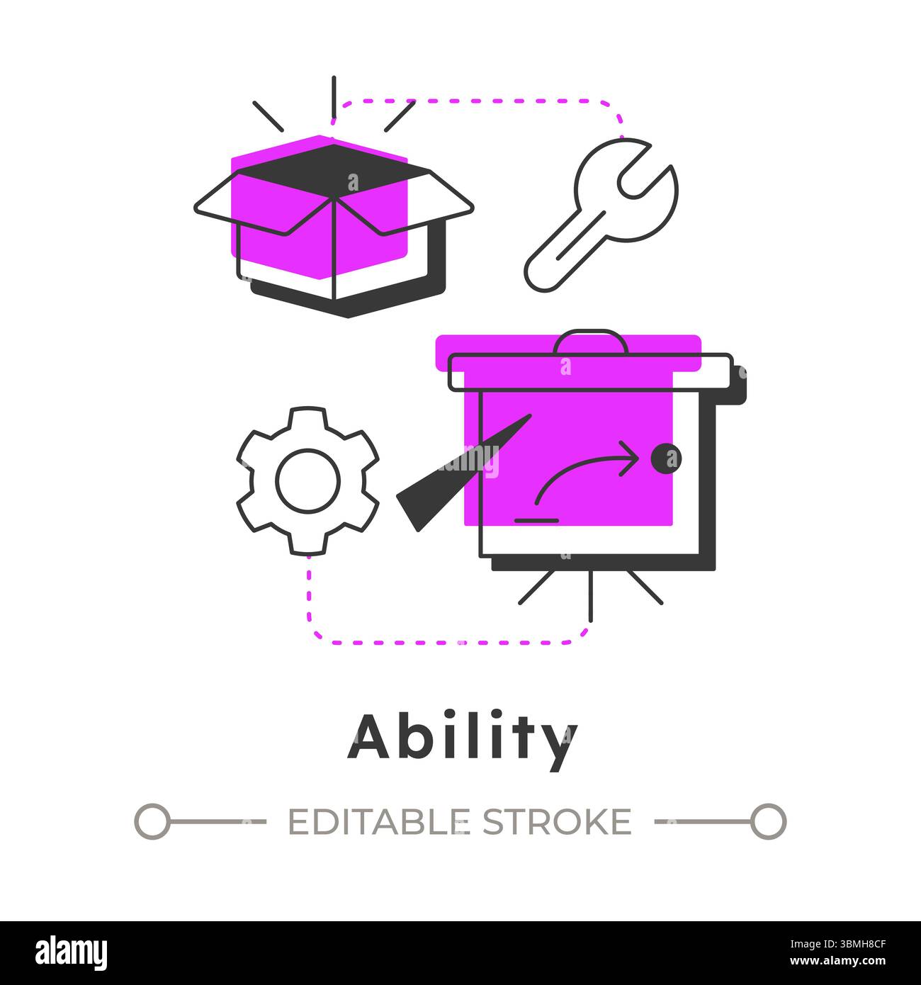 Ability modern linear concept icon Stock Vector Image & Art - Alamy