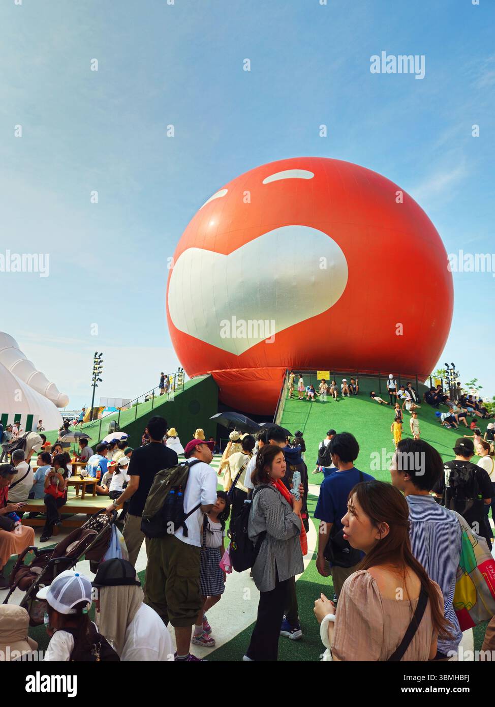 Osaka-Kansai Expo 2025 Yoshimoto Pavilion “waraii myraii” Smiling Red ...
