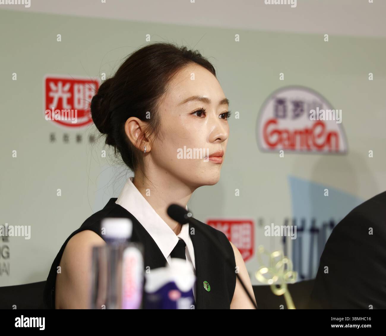 Chinese actress Tong Yao attends an activity in Shanghai, China, 25 ...