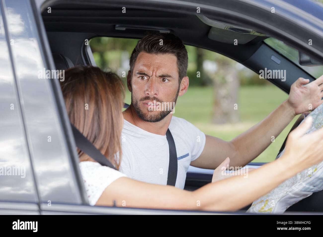 Driver argue hi-res stock photography and images - Alamy