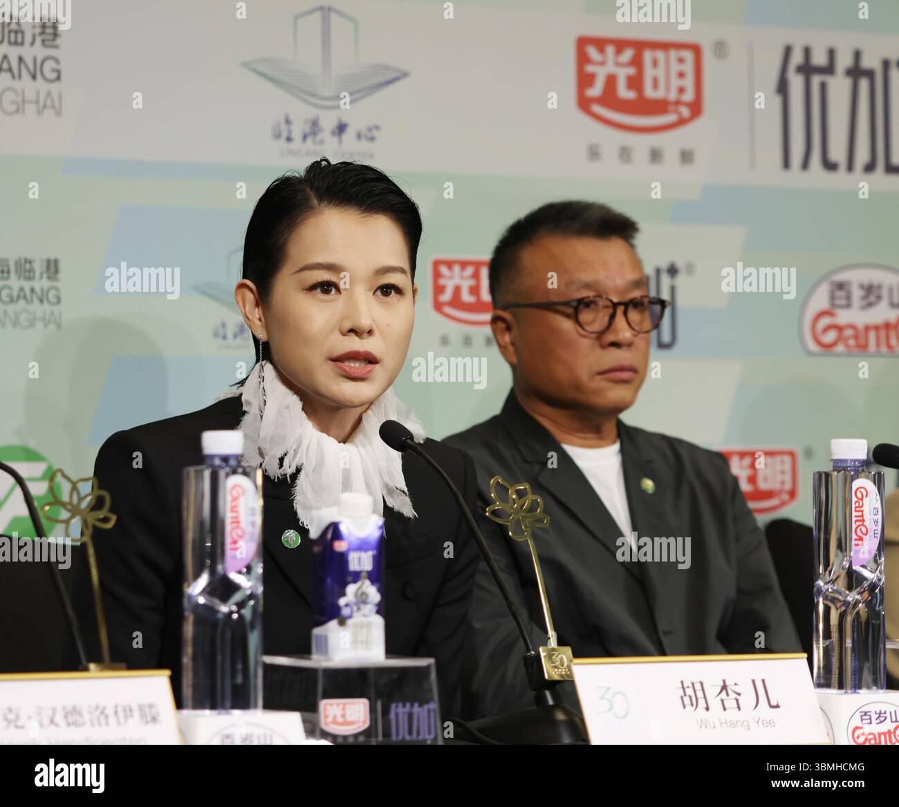 Hong Kong actress and singer Myolie Wu attends an activity in Shanghai ...