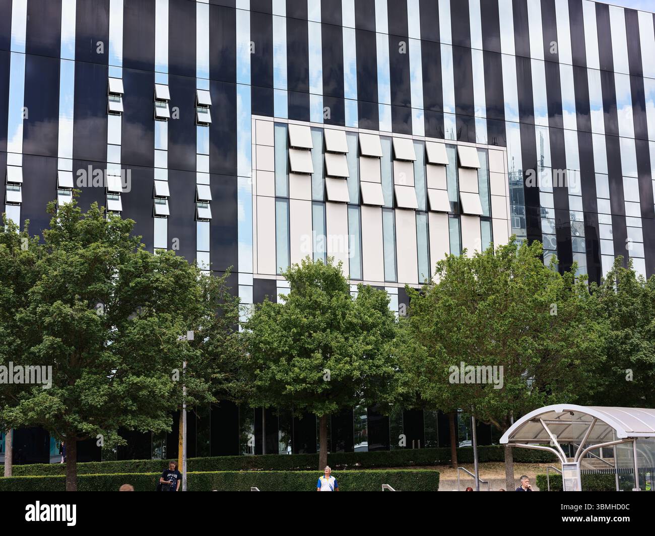 The Cube Council office building, Corby, England Stock Photo - Alamy