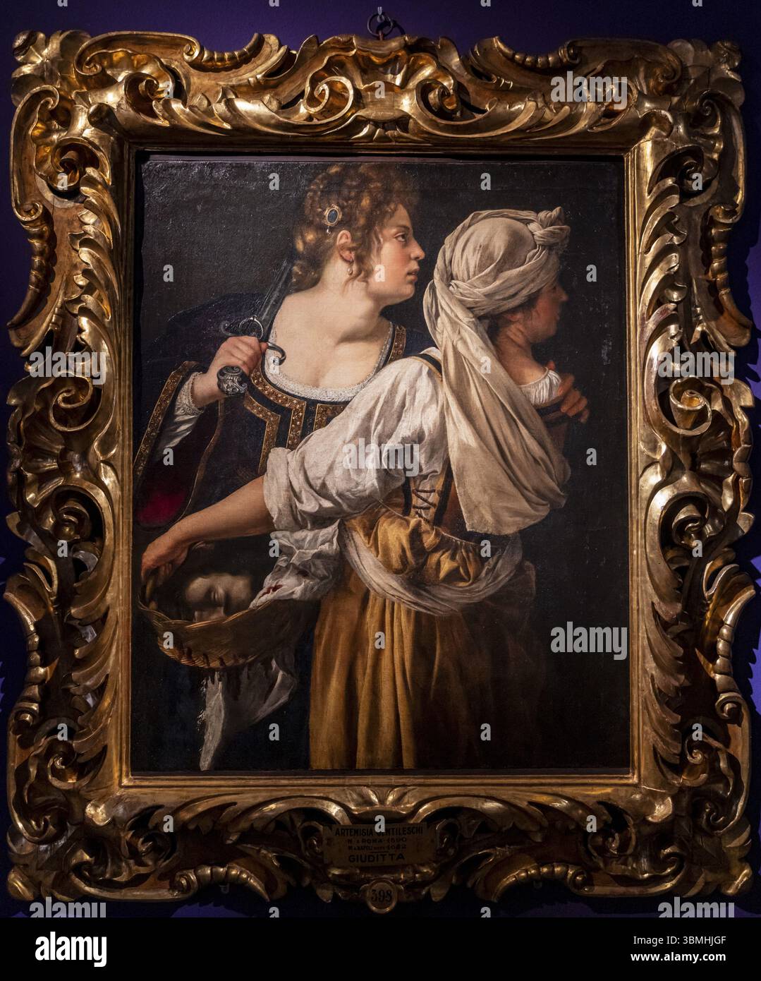 Artemisia Gentileschi, Judit and her maid, oil on canvas. circa 1618 ...