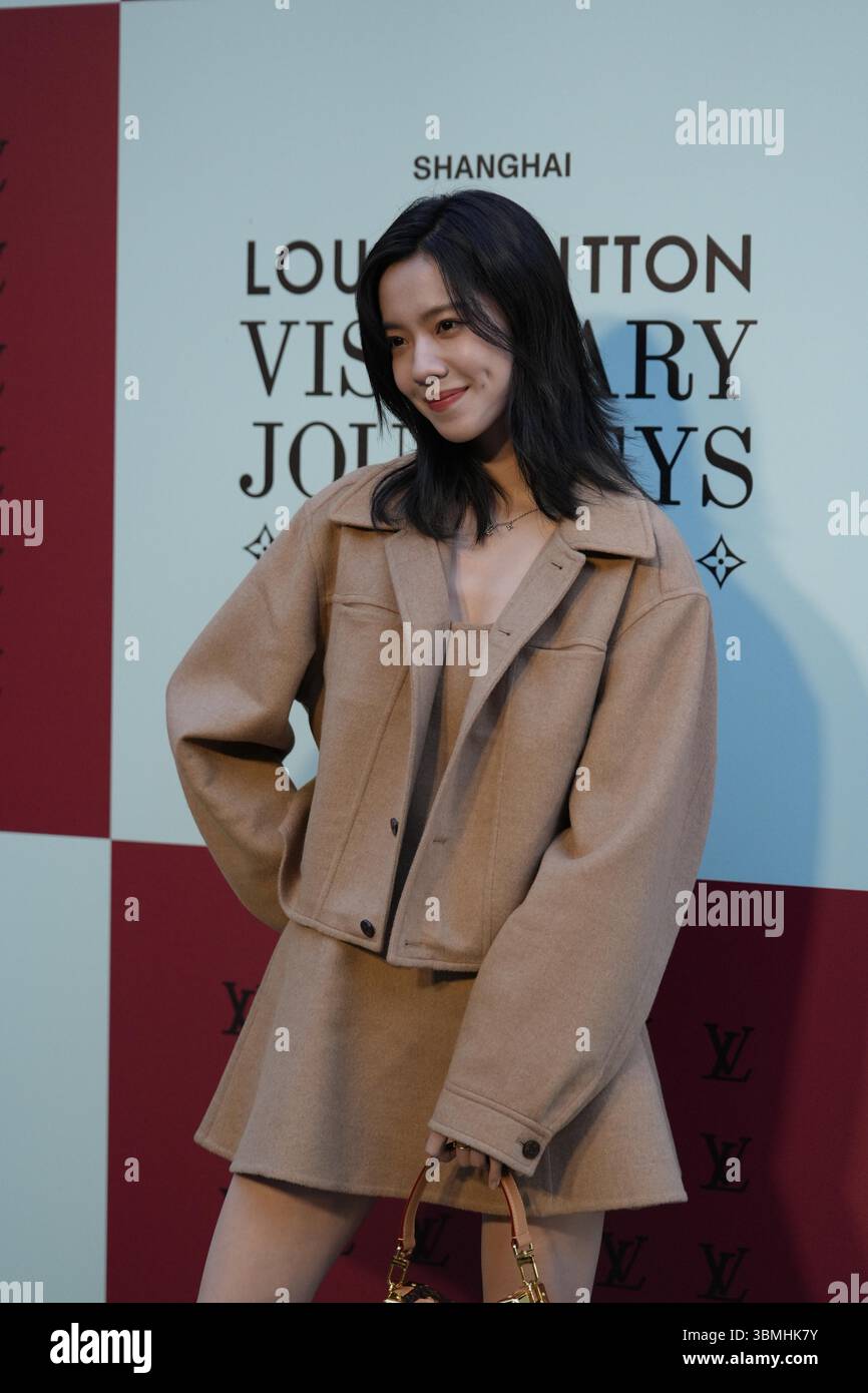 Chinese actress and singer Zhuang Dafei attends an activity in Shanghai, China, 26 June, 2025 ...