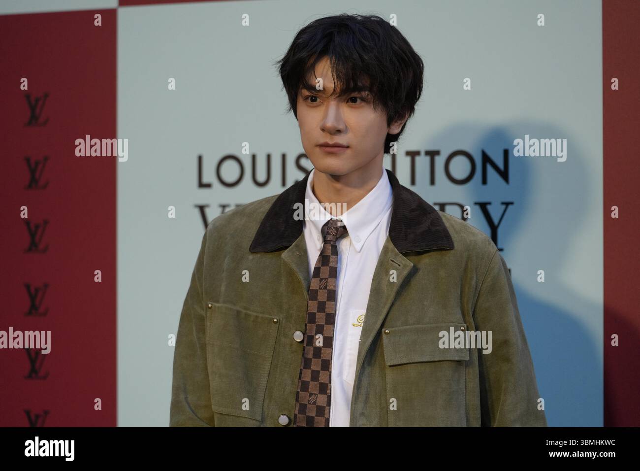 Chinese actor and model Lin Yi attends an activity in Shanghai, China ...
