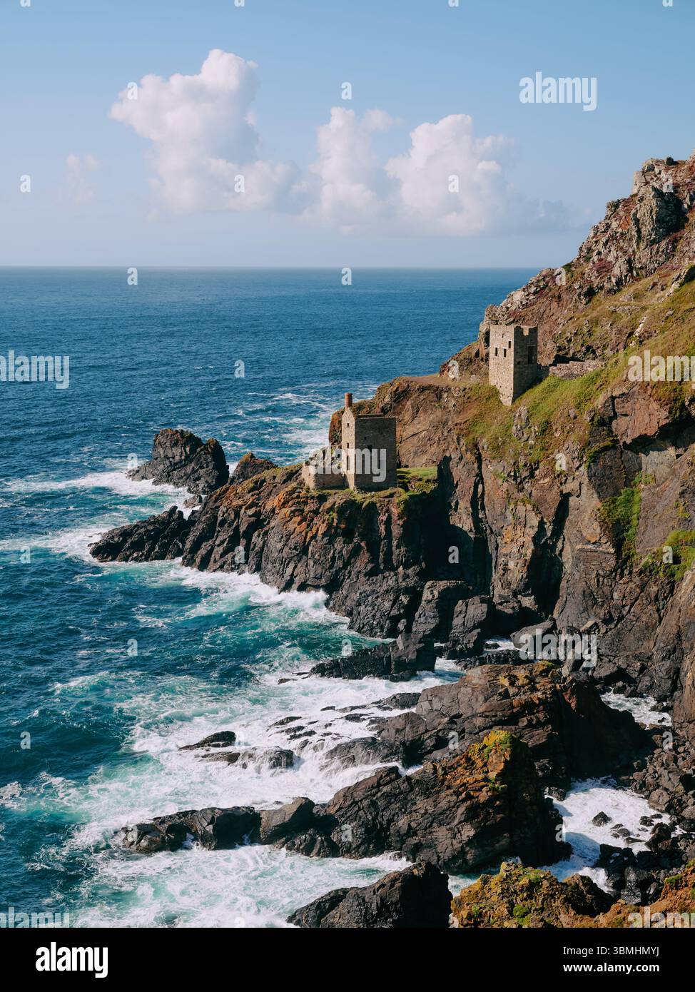 Botallack a former copper mine in west Cornwall, England UK. UNESCO ...