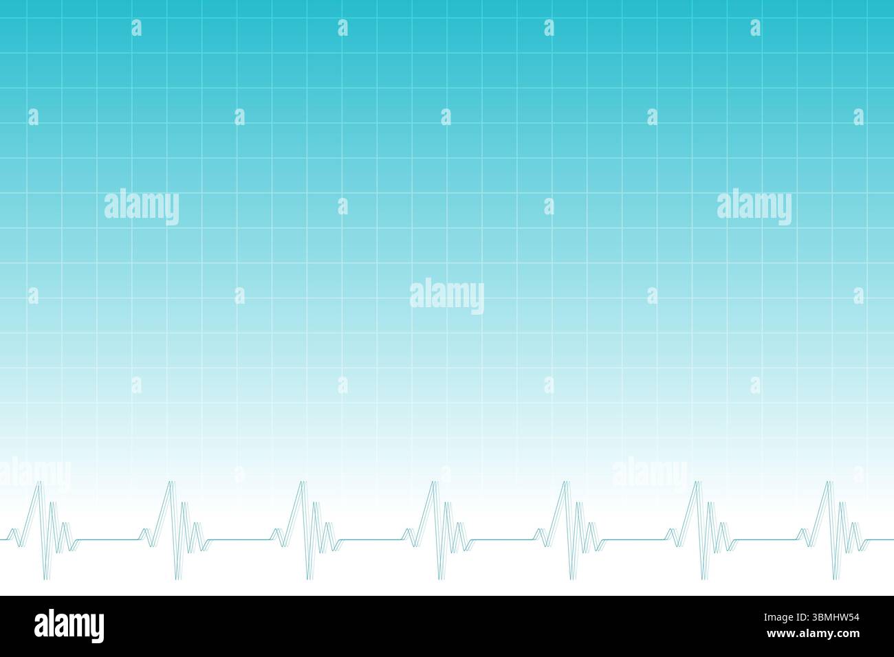 Heart rhythm on blue hi-res stock photography and images - Alamy