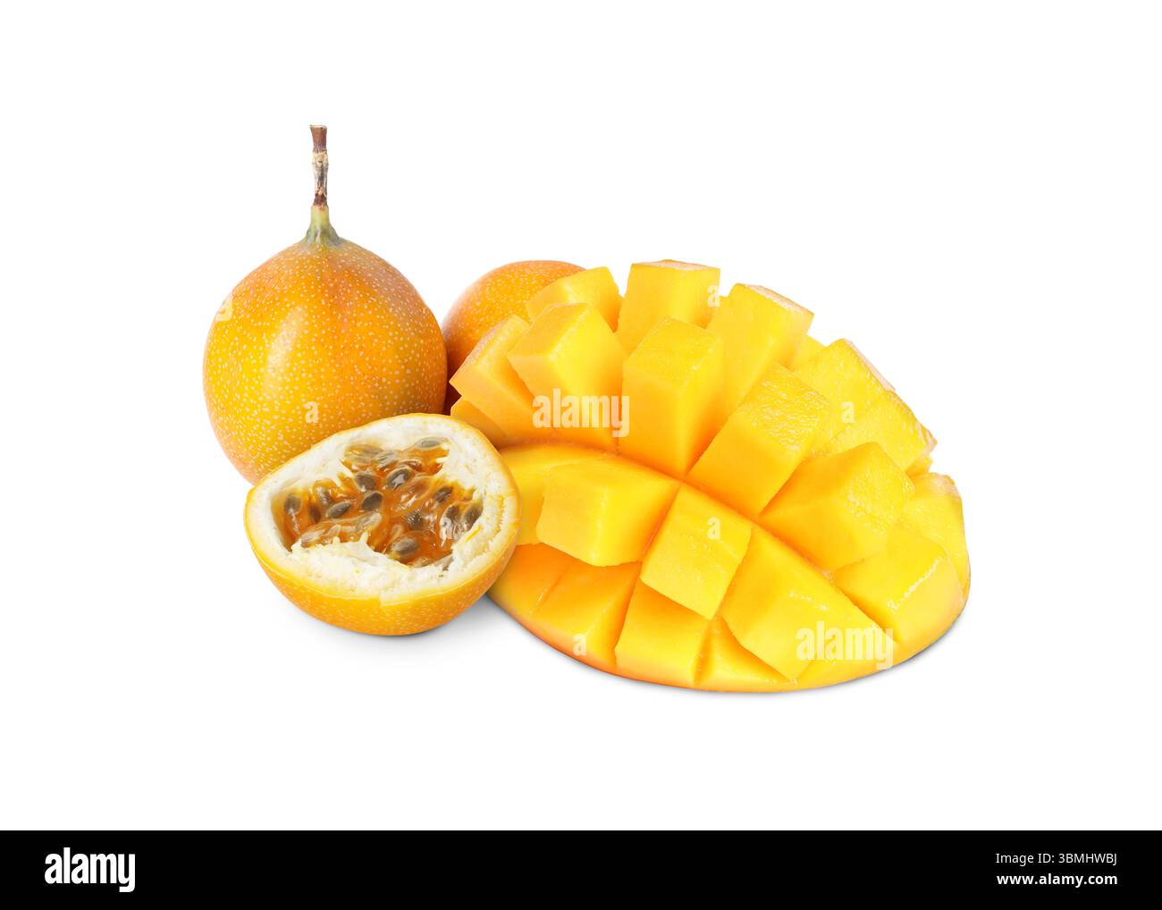 Mango fruits cubes in hi-res stock photography and images - Alamy