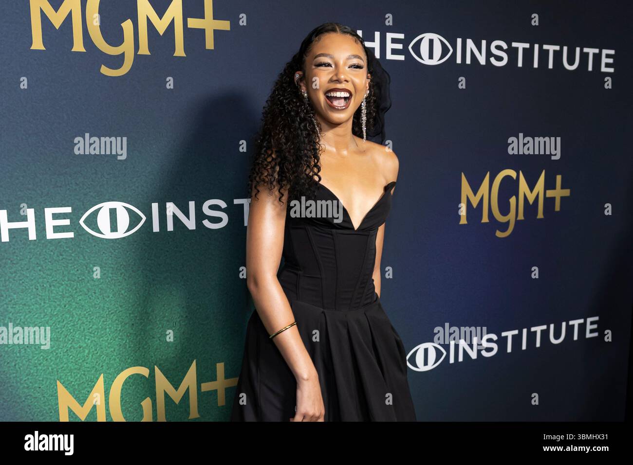 Simone Miller attends the arrivals of MGM+’s Premiere of “The Institute ...