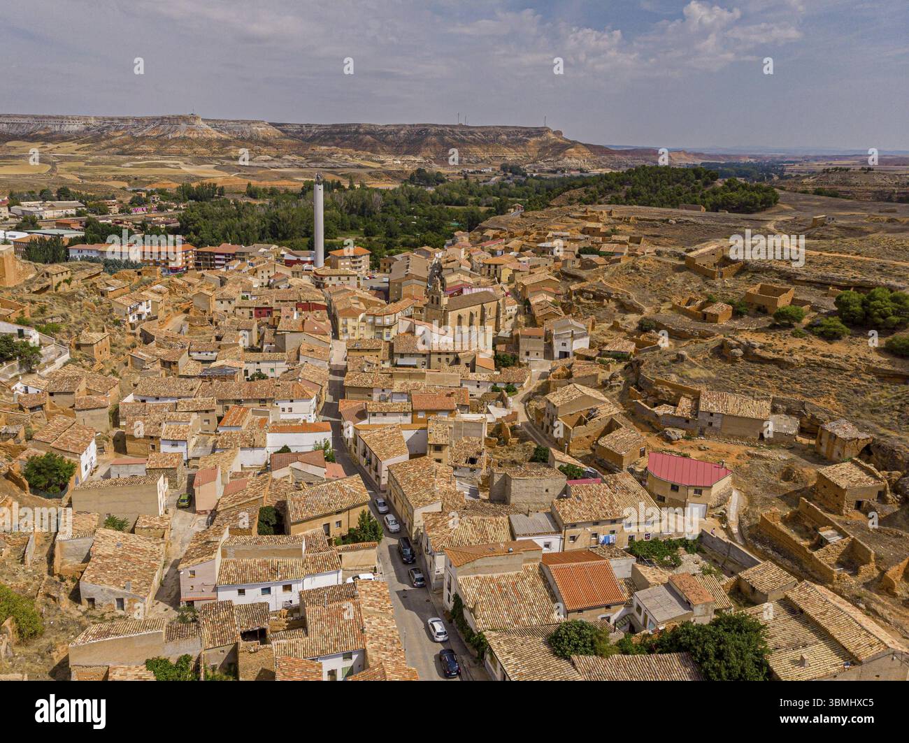 Arcos de Jalon, castle and town, Soria, autonomous community of ...