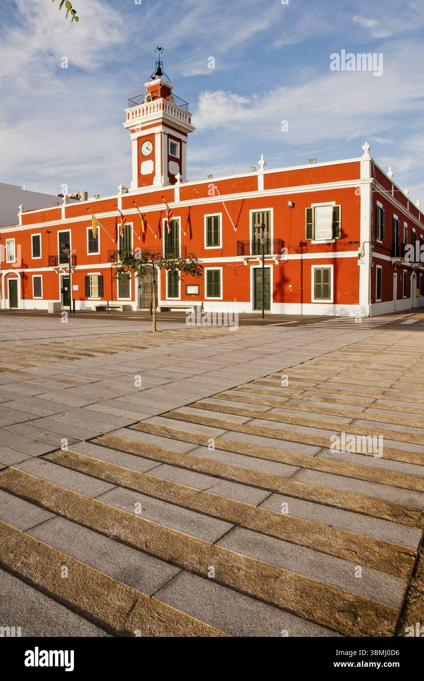 Town Hall of Es Castell. (Town Hall Angles) .Menorca .Balearic islands ...