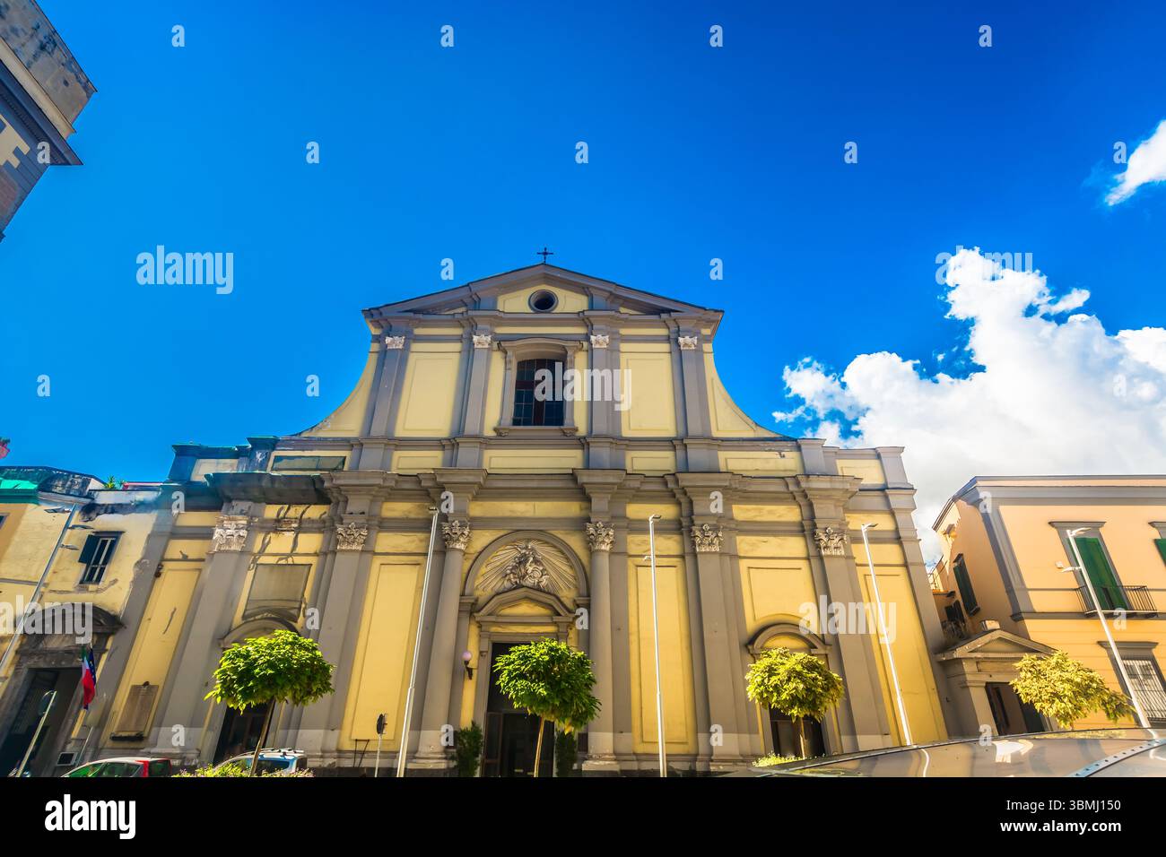 HDR image showcasing the typical architectural style of Naples, Italy ...