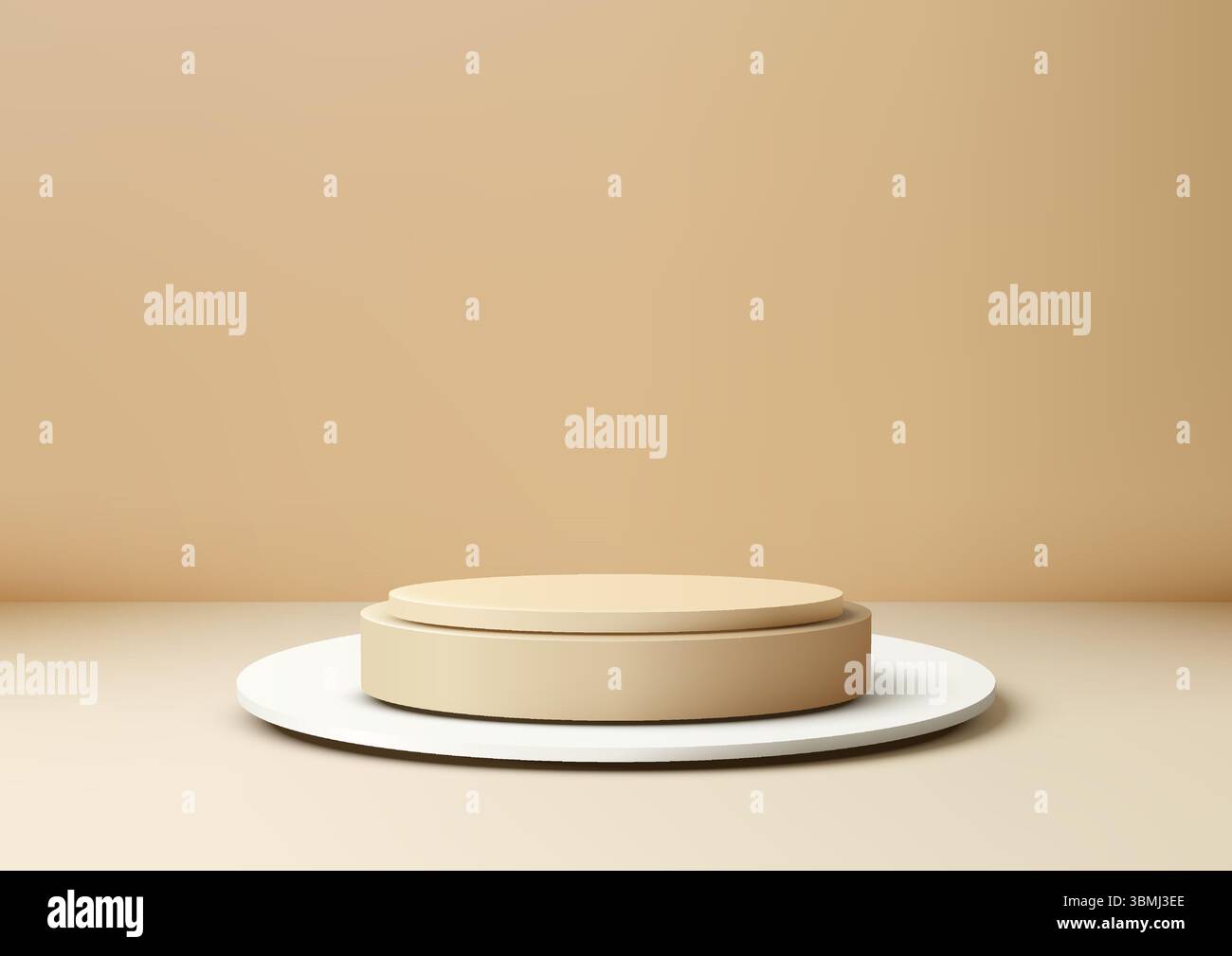 Neutral 3d podium pedestal Stock Vector Images - Alamy