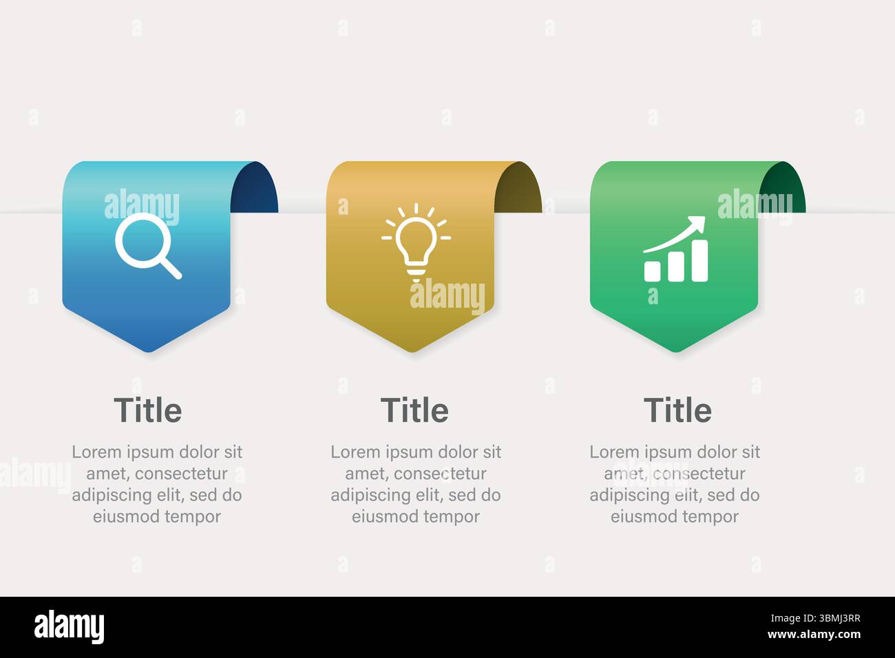Vertical infographic layout with gradient headers and flat line icons ...