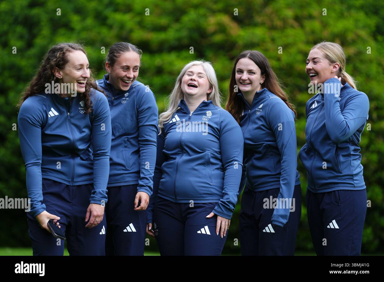 Members of the Great Britain curling team(left to right) Jennifer Dodds ...