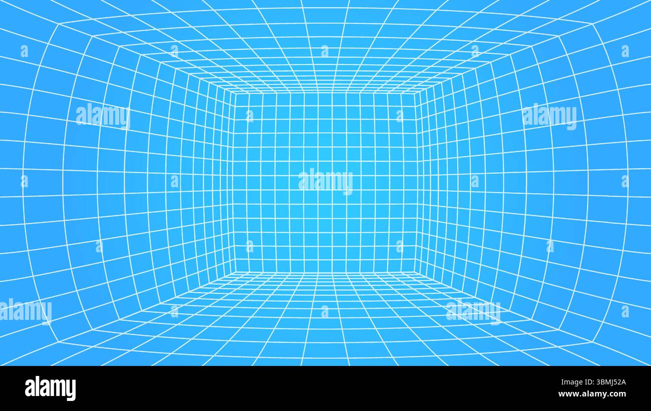 Wireframe interior design white Stock Vector Images - Alamy