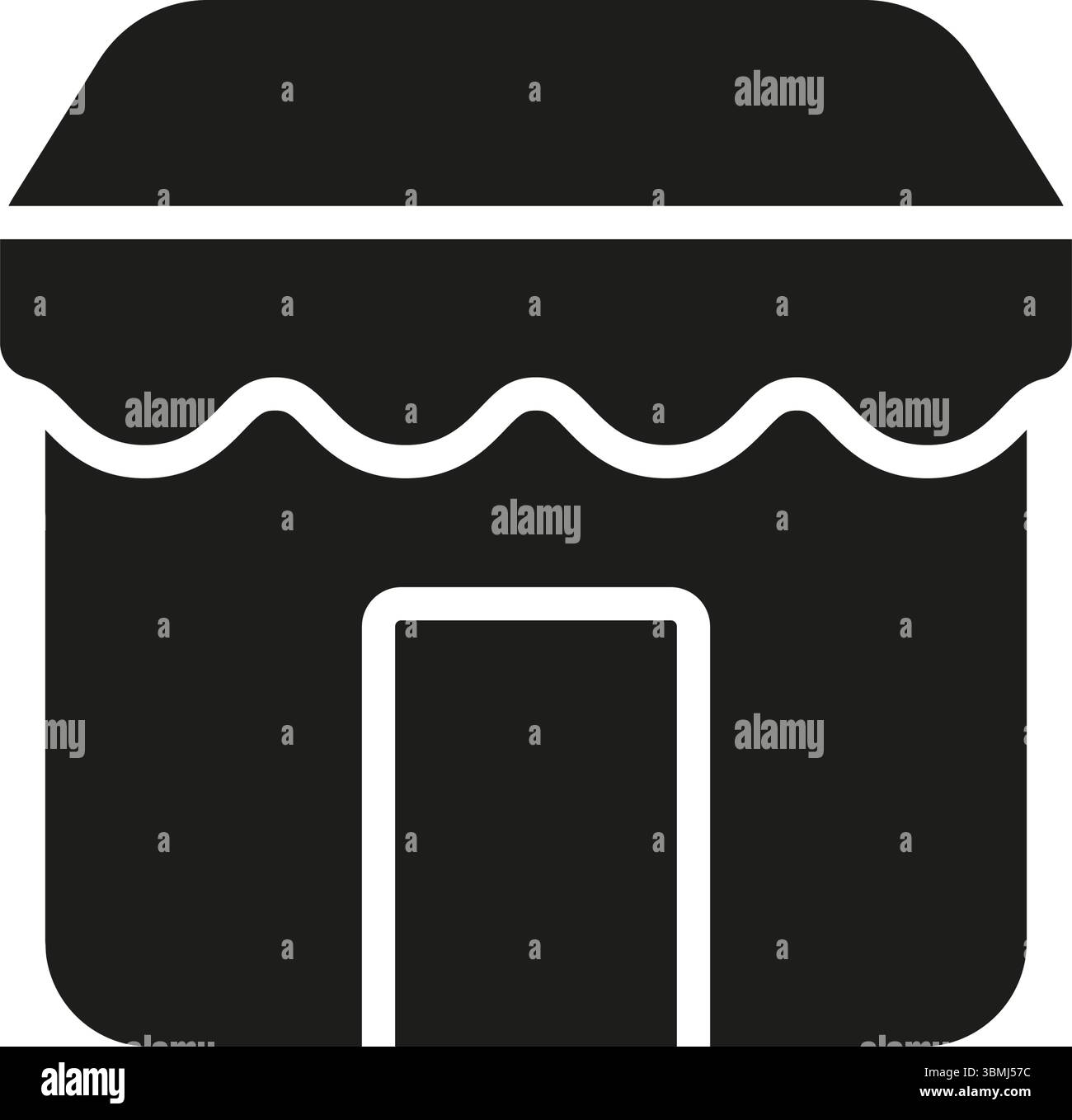 Small Storefront Solid Icon. Retail Business, Shopfront, And ...