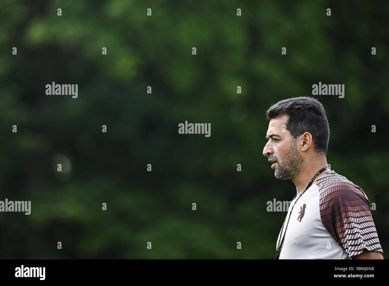 Antwerp, Belgium. 27th June, 2025. Beerschot's head coach Mohamed ...