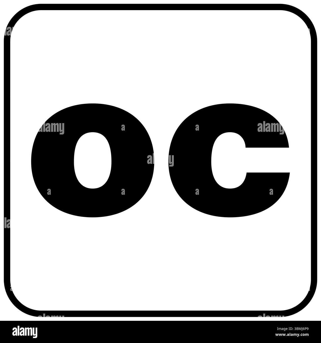 Open captioning icon Stock Photo - Alamy