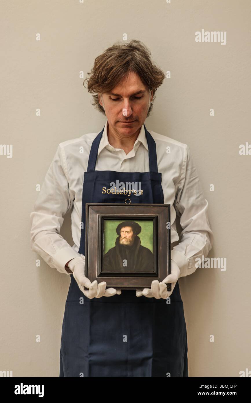 Sothebys London, UK. 27th June, 2025. Corneille de Lyon Portrait of a ...