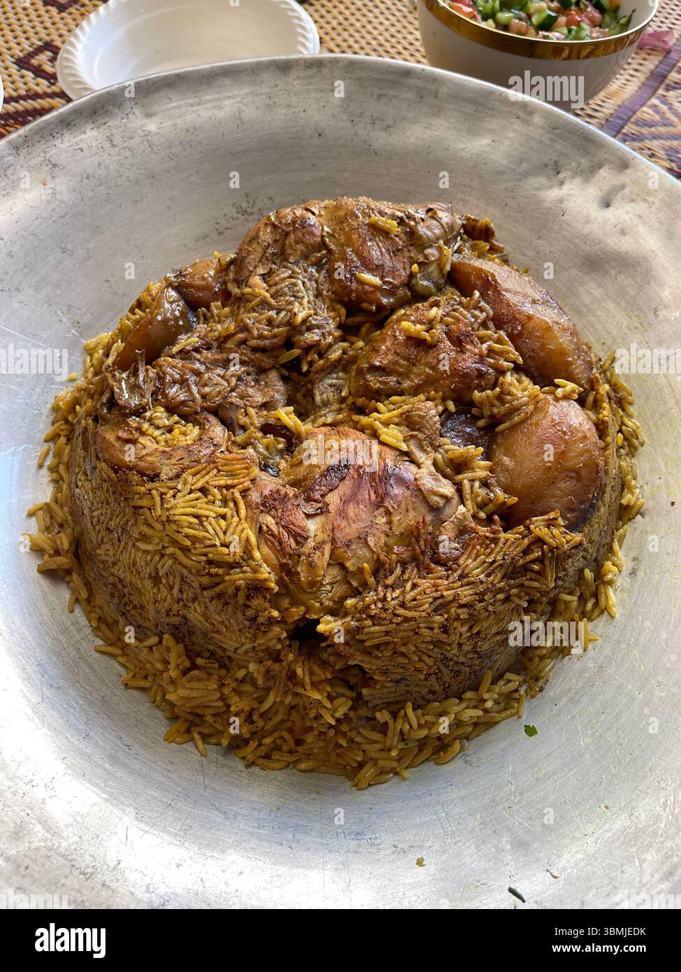 Maqluba dish, traditional Arabic upside-down rice meal Stock Photo - Alamy