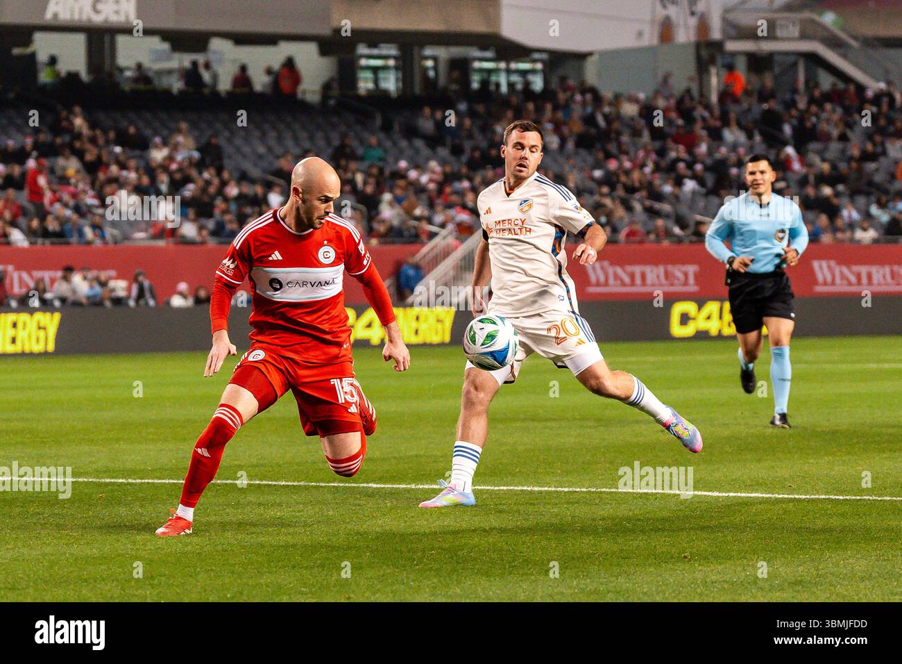 Chicago Fire defender Andrew Gutman (15) seen in action during the ...