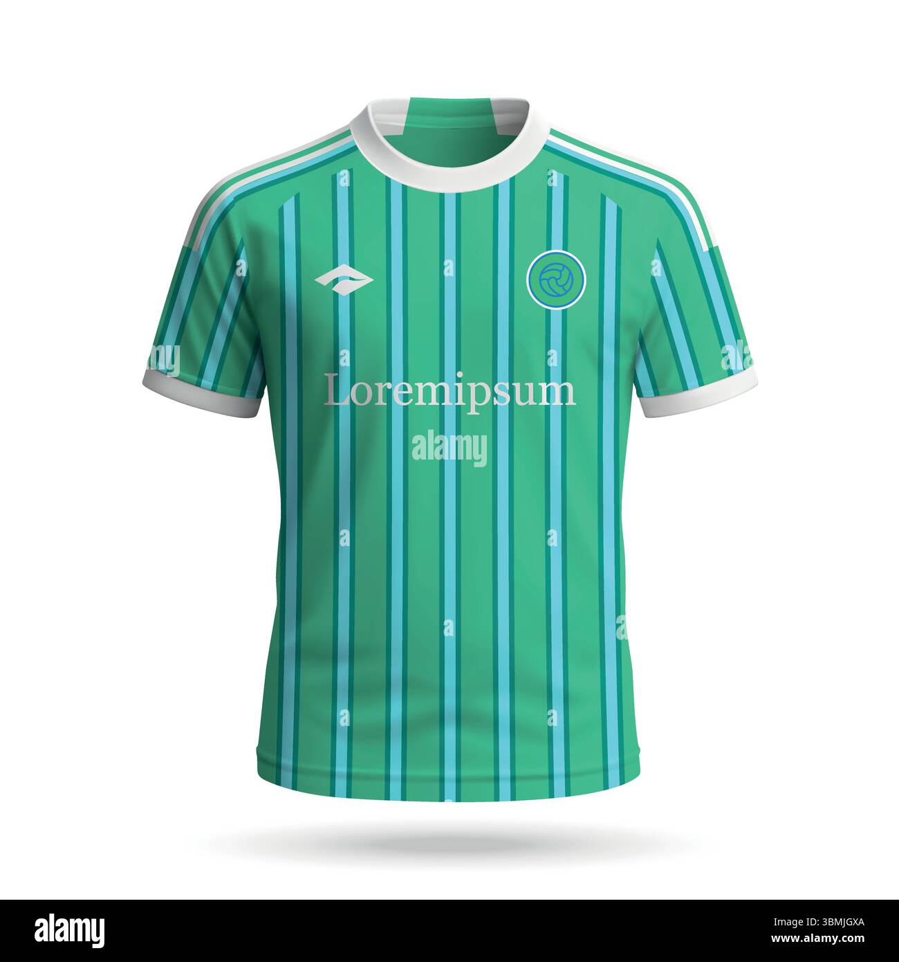 3d realistic soccer jersey in Seattle Sounders style, football club ...