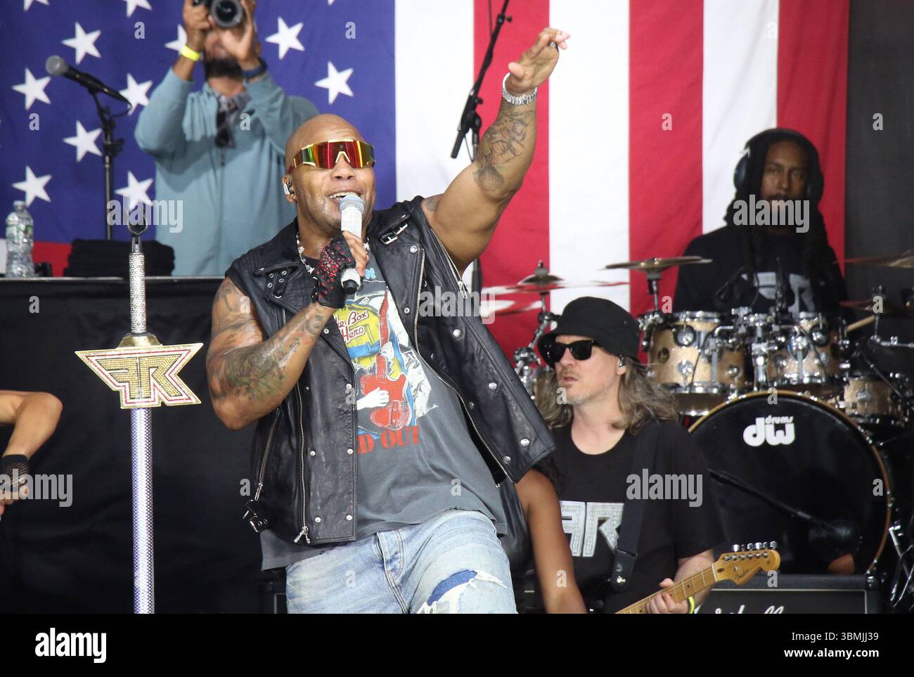New York, NY, USA. 26th June, 2025. Flo Rida performs on FOX's American ...
