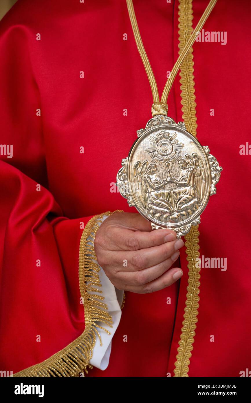 Italy, Lombardia, Crema, Confraternity of the Blessed Sacrament, Hand ...