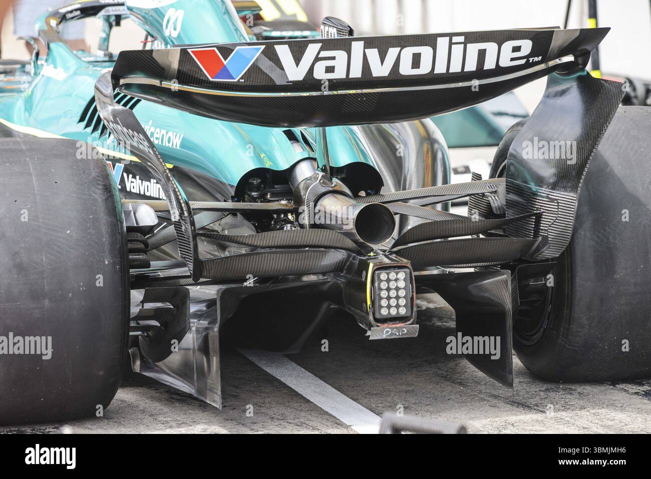 Aston Martin F1 Team AMR25, mechanical detail rear wing difuser ...