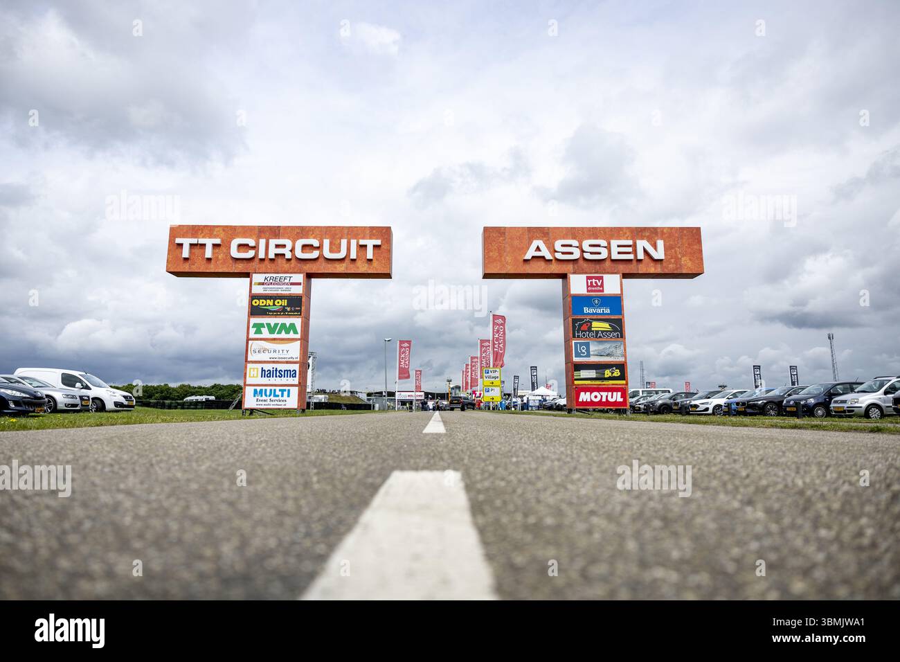 ASSEN - Entrance to the 100th Edition of the TT of Assen. ANP WOUTER DE ...