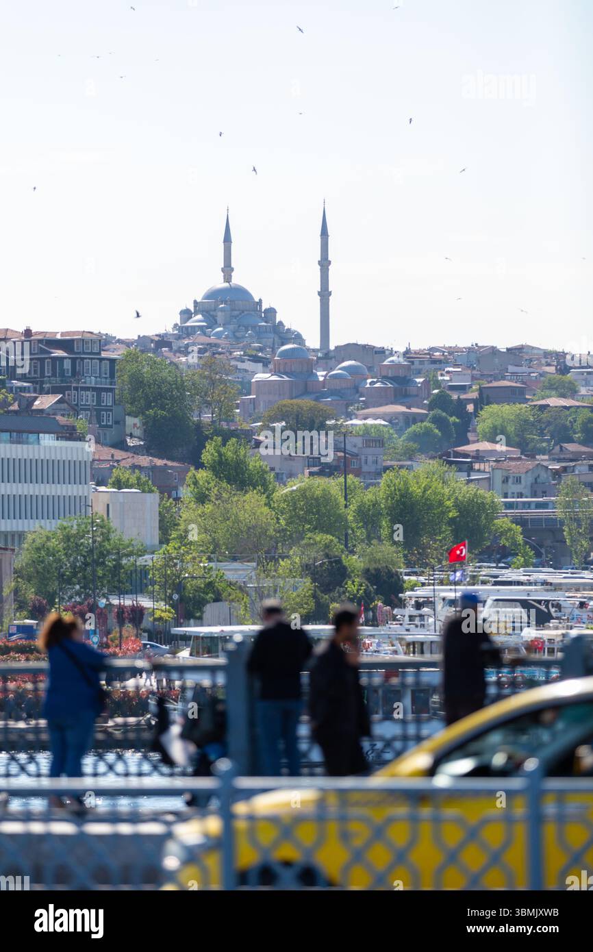 Istanbul, Turkiye - May 12, 2025: Generic street scene around the ...