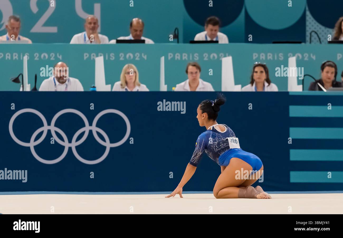 LUISA BLANCO (COL) of Colombia, competes in the Artistic Gymnastics ...