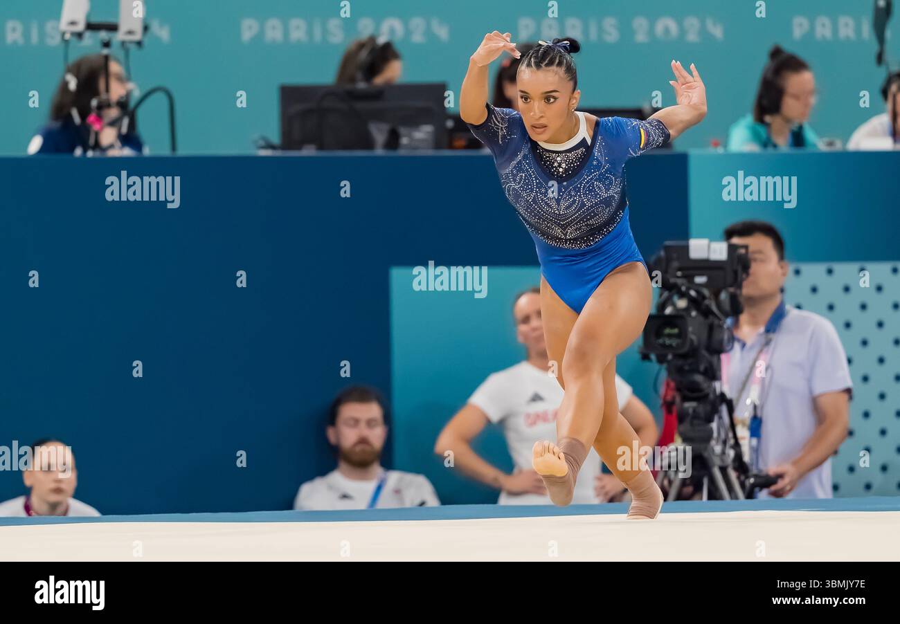 LUISA BLANCO (COL) of Colombia, competes in the Artistic Gymnastics ...
