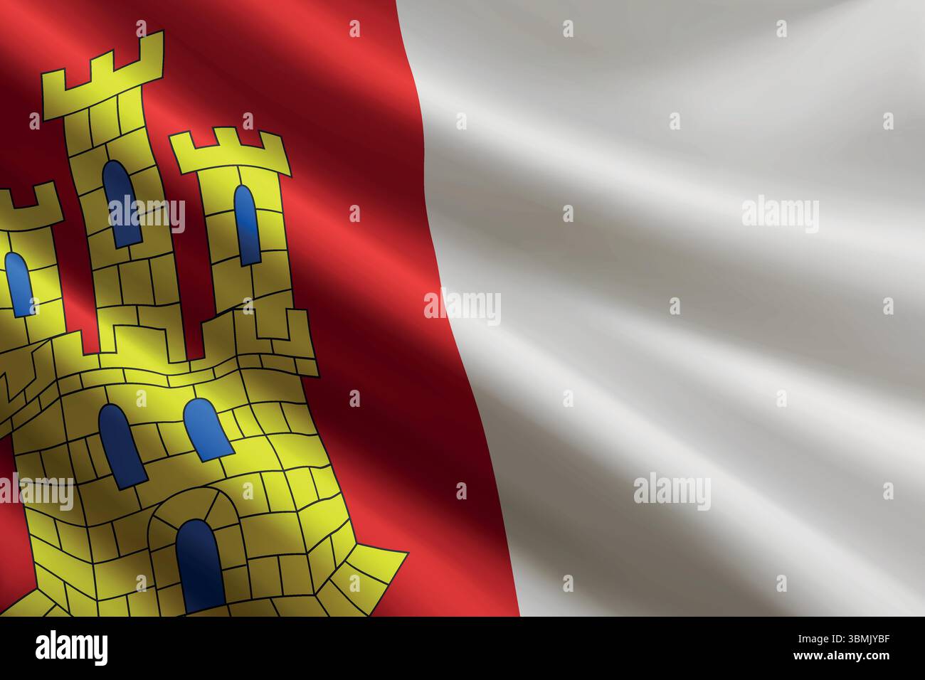 Castilla–la mancha flag autonomous hi-res stock photography and images ...