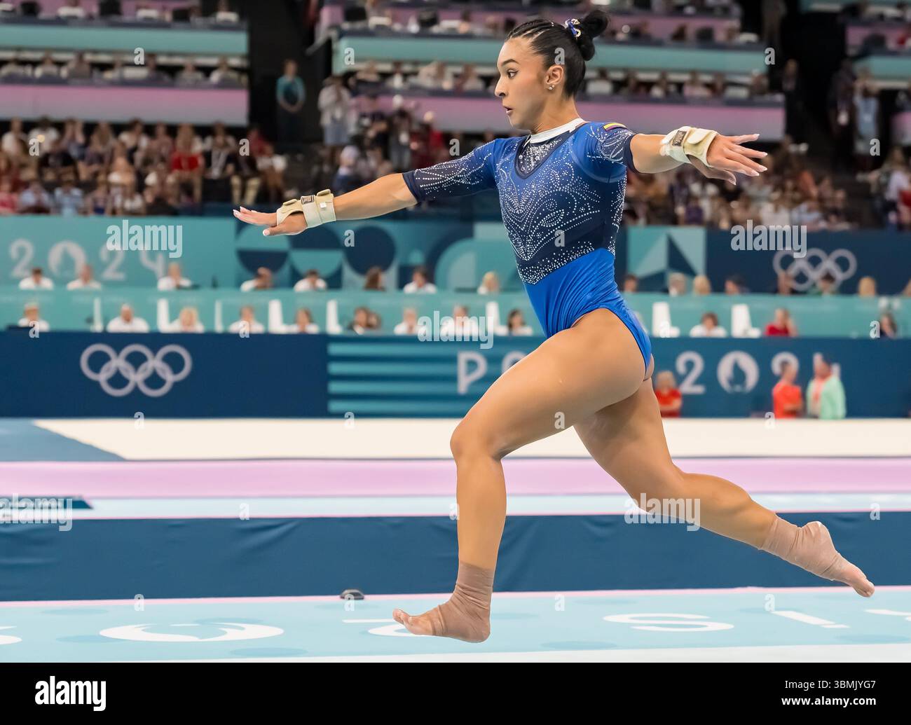 LUISA BLANCO (COL) of Colombia, competes in the Artistic Gymnastics ...